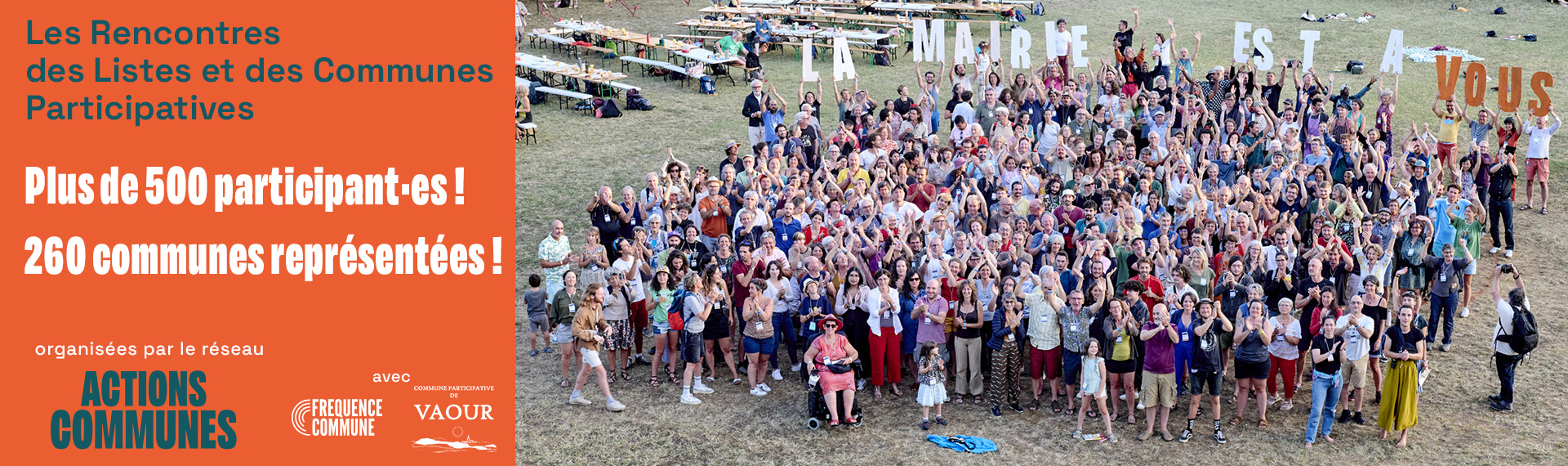Actions Communes | Le réseau des communes et collectifs participatifs